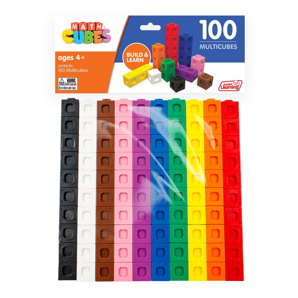 Buy Junior Learning: 100 Multicubes - Pack of 100 Multi-Colored Cubes | Toys"R"Us