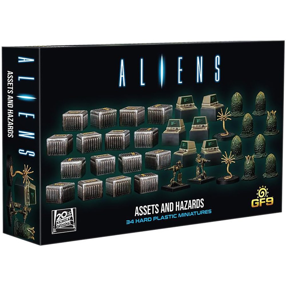 Buy GF9: Aliens: Assets & Hazards - 34 RPG Miniatures, Hard Plastic ...