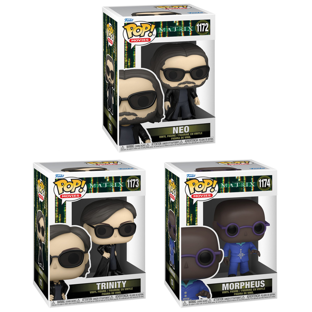 Buy Funko POP! The Matrix Resurrections Collectors Set - Neo, Trinity ...