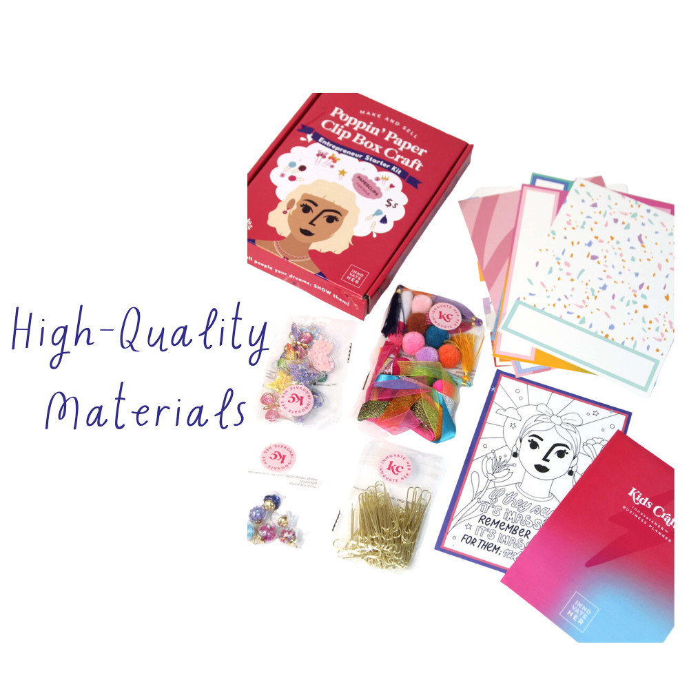 Buy Kids Crafts: Make & Sell Poppin' Paper Clip Box Craft Kit Business ...